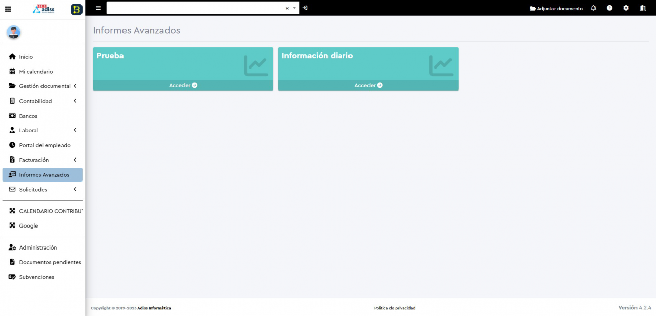 MÓDULO DE INFORMES AVANZADOS - BiLoop